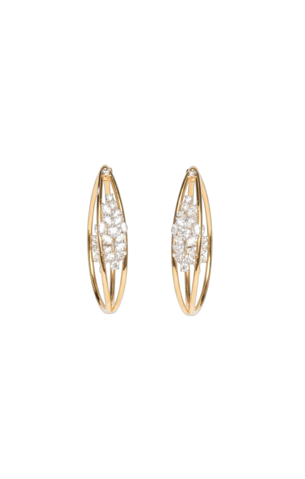 SUE GRAGG (RARE & NEW) with box Diamond Earrings Size: 0.375" x 2mm x ...